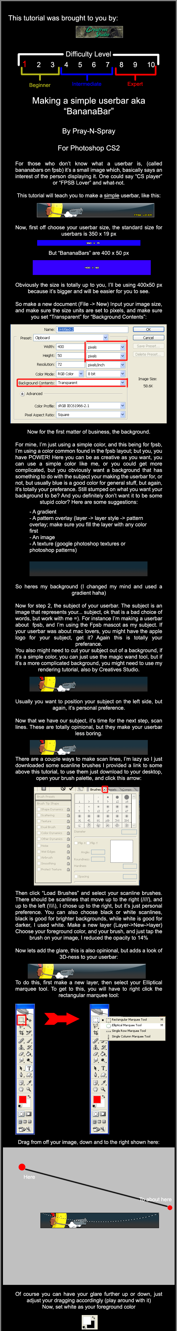 Userbar/BananaBar [GameBanana] [Tutorials]